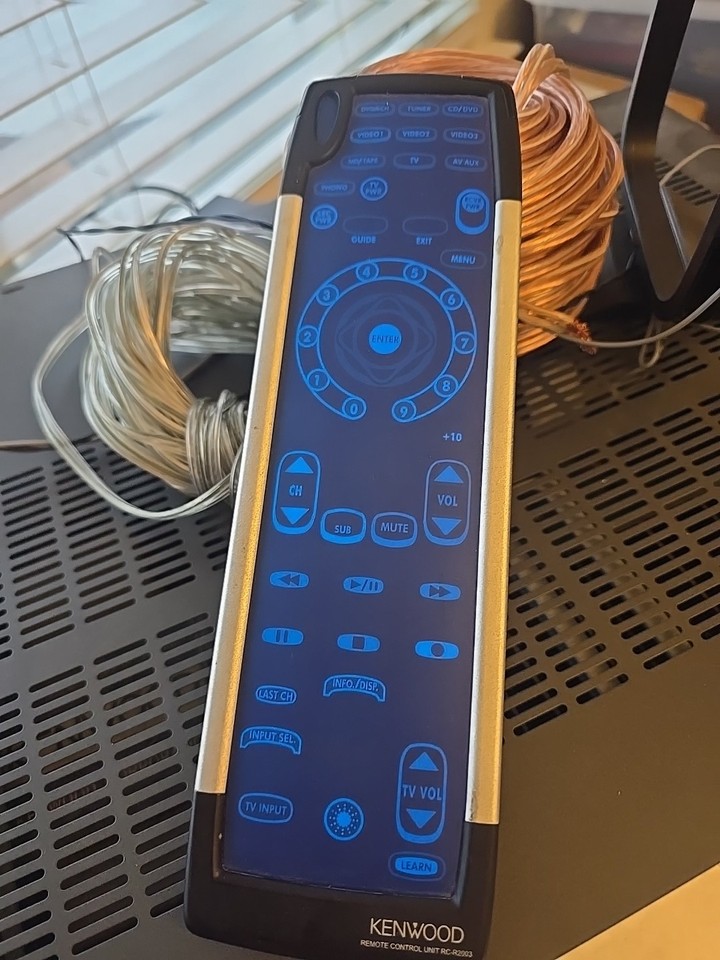 Kenwood VR-7080 Surround Receiver with THX Surround EX, Dolby EX BUNDLE ...