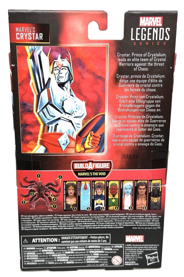 Marvel Legends Crystar The Void BAF series Hasbro action figure | eBay