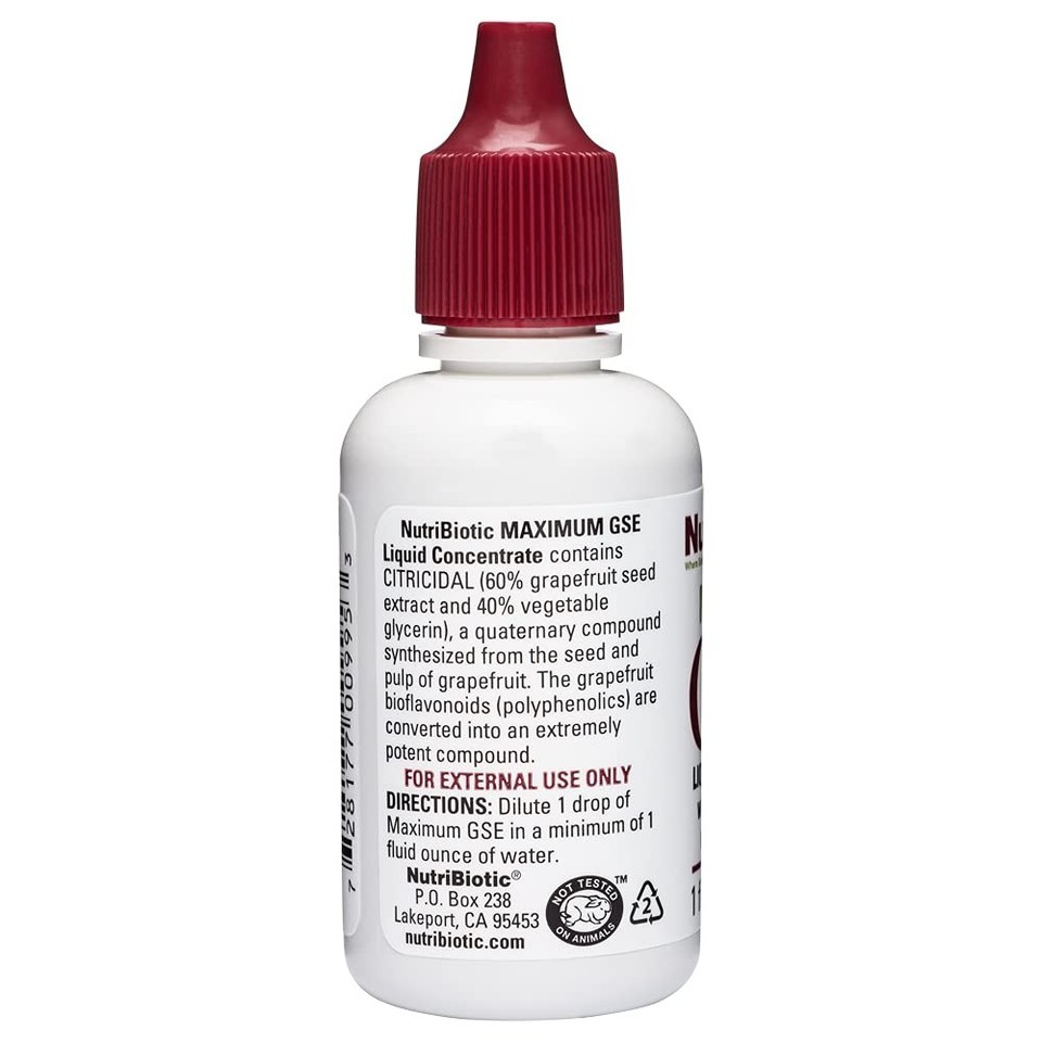 Maximum GSE, 1 Oz Liquid | Grapefruit Seed Extract Premium Concentrate ...