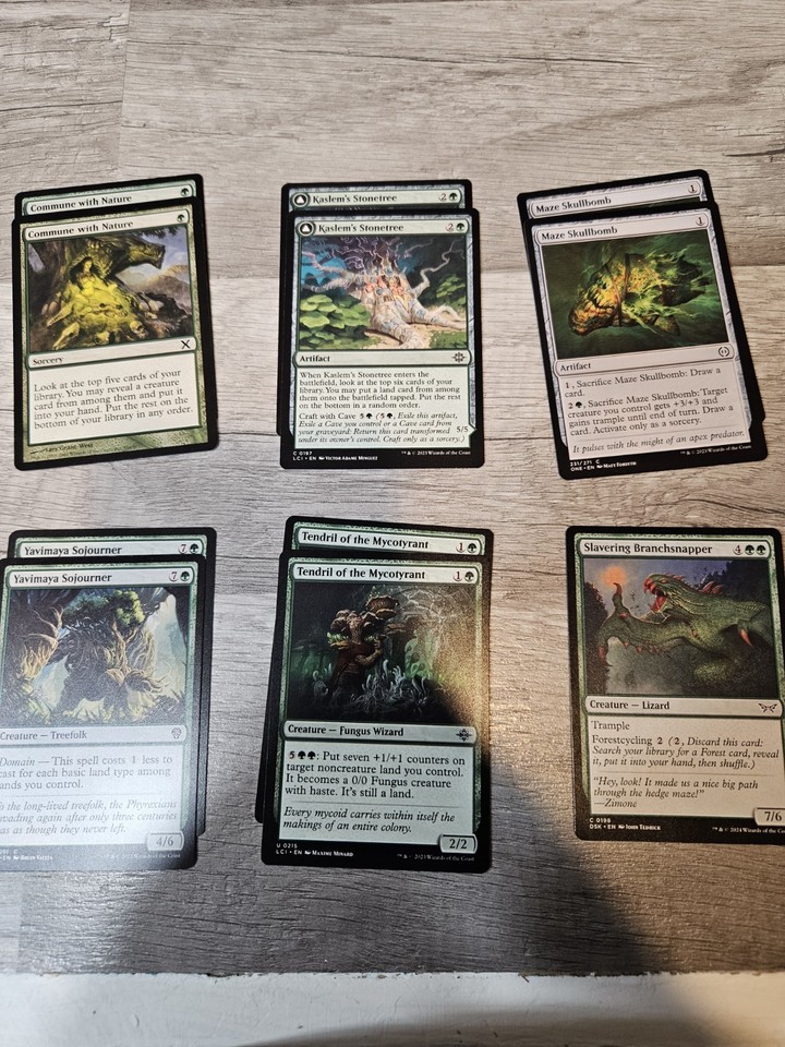 Plants-MTG -Custom Casual Deck -60 Card Deck - Magic the Gathering | eBay