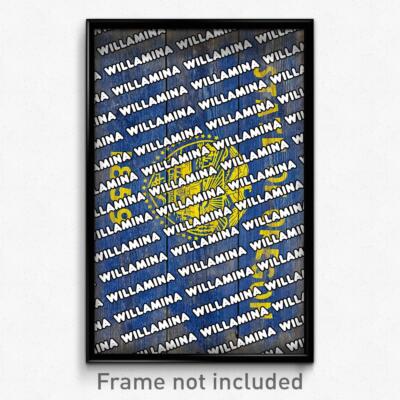 Willamina Oregon Poster (OR City Souvenir 11x17 Town Print) | eBay