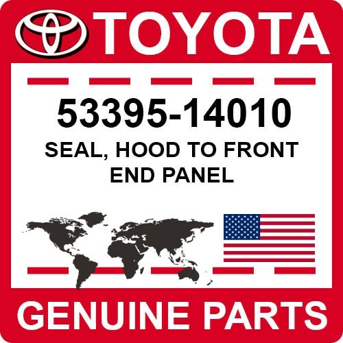 OEM Toyota Supra A80 Hood to Front End Panel Seal 5339514010 Genuine ...