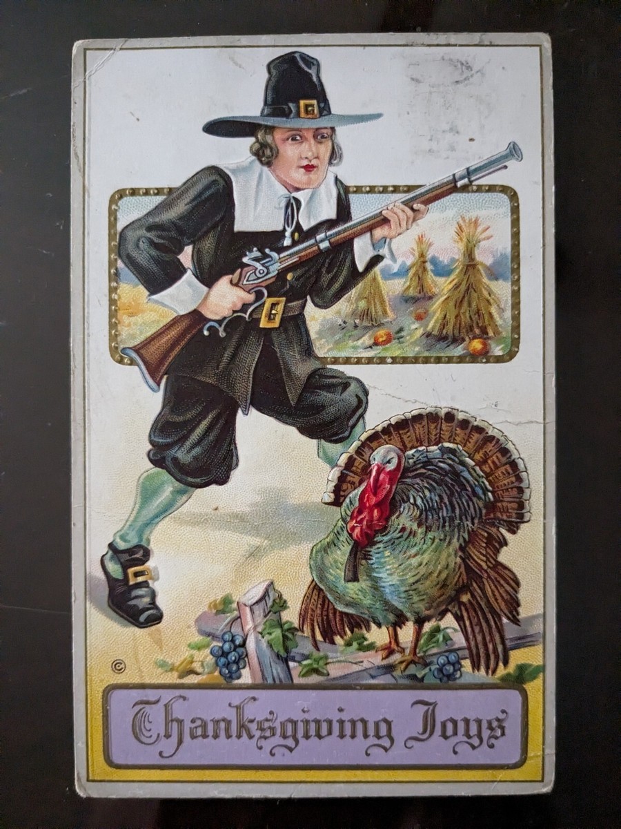 Pilgrim Hunting Clipart