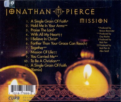 JONATHAN PIERCE MISSION NEW CD 715187789920| eBay