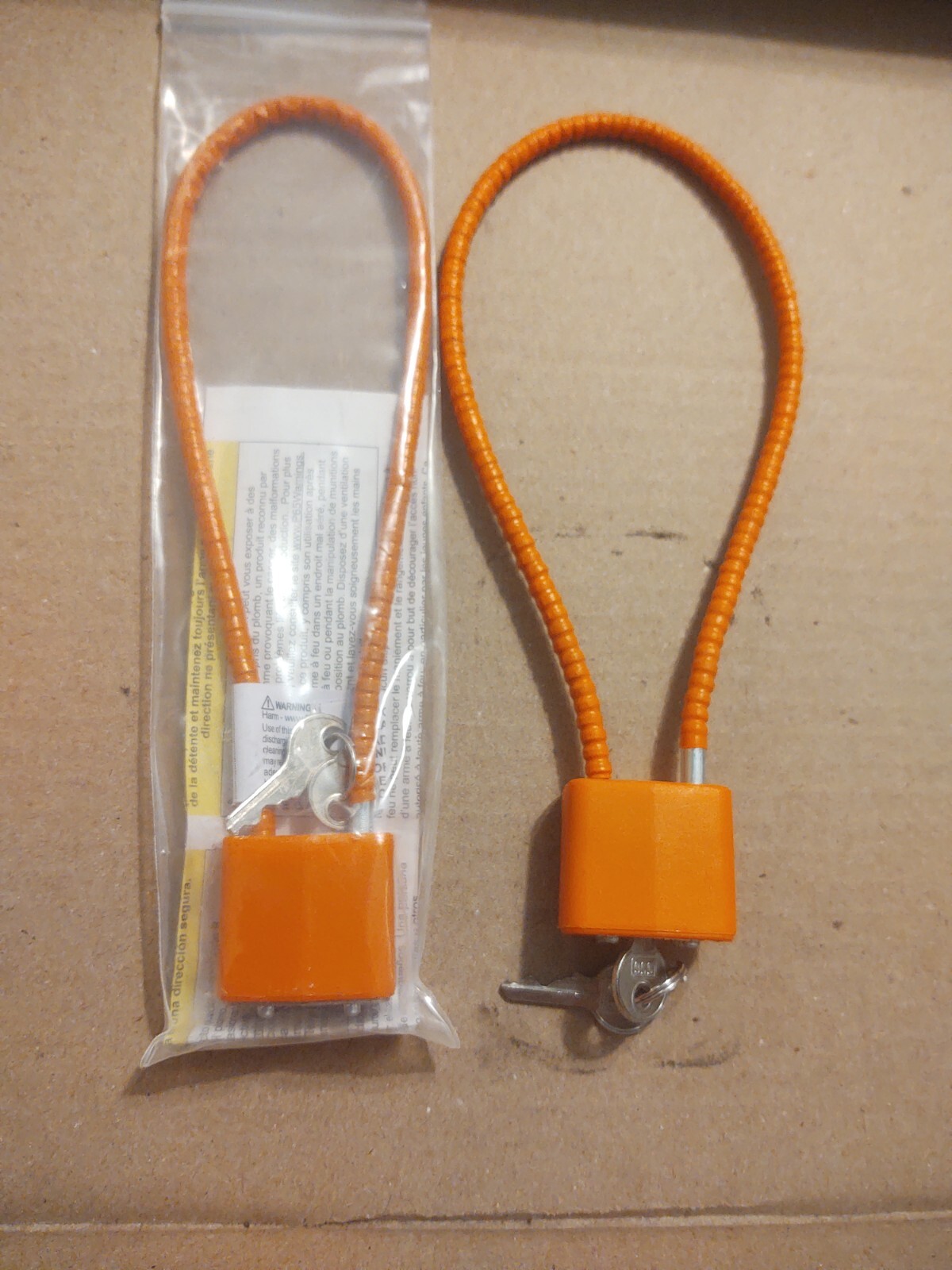 TWO Cable Gun Locks Pistol Shotgun Rifle Child Safety | eBay