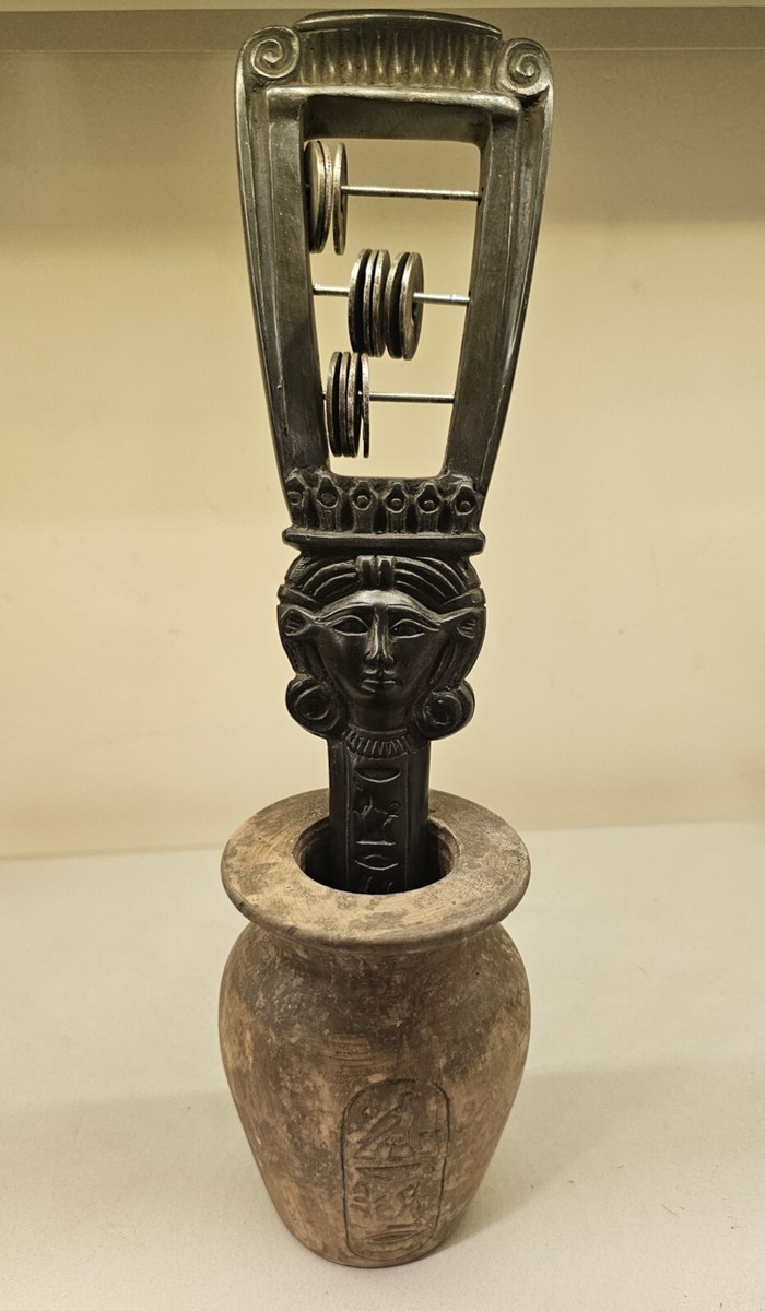 Hathor Symbol Sistrum Sistrum In The Form Of The Head Of Hathor