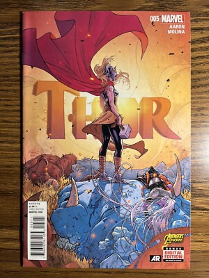 THOR 5 JANE FOSTER VOLSTAGG RUSSELL DAUTERMAN COVER MARVEL COMICS 2015 ...