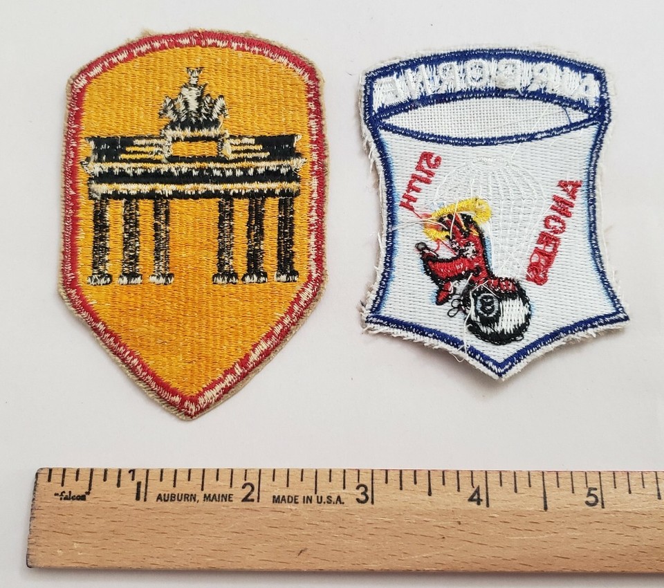 US Army 511th Airborne Angels Patch & Berlin Brandenburg Gate ...