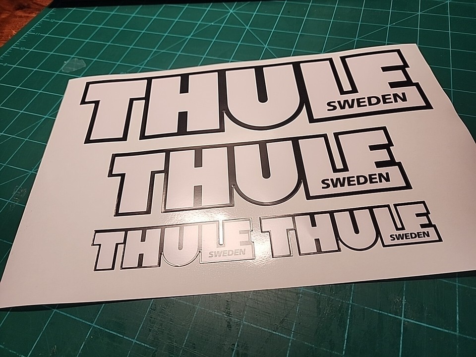 THULE 8" 11" and 4" Sticker pack for fairing windows Pick Color Or ...