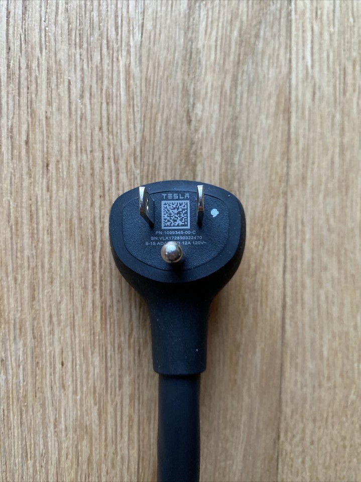 TESLA NEMA 5-15 Adapter Gen 2 Mobile Connector OEM Charger Model S, 3 ...