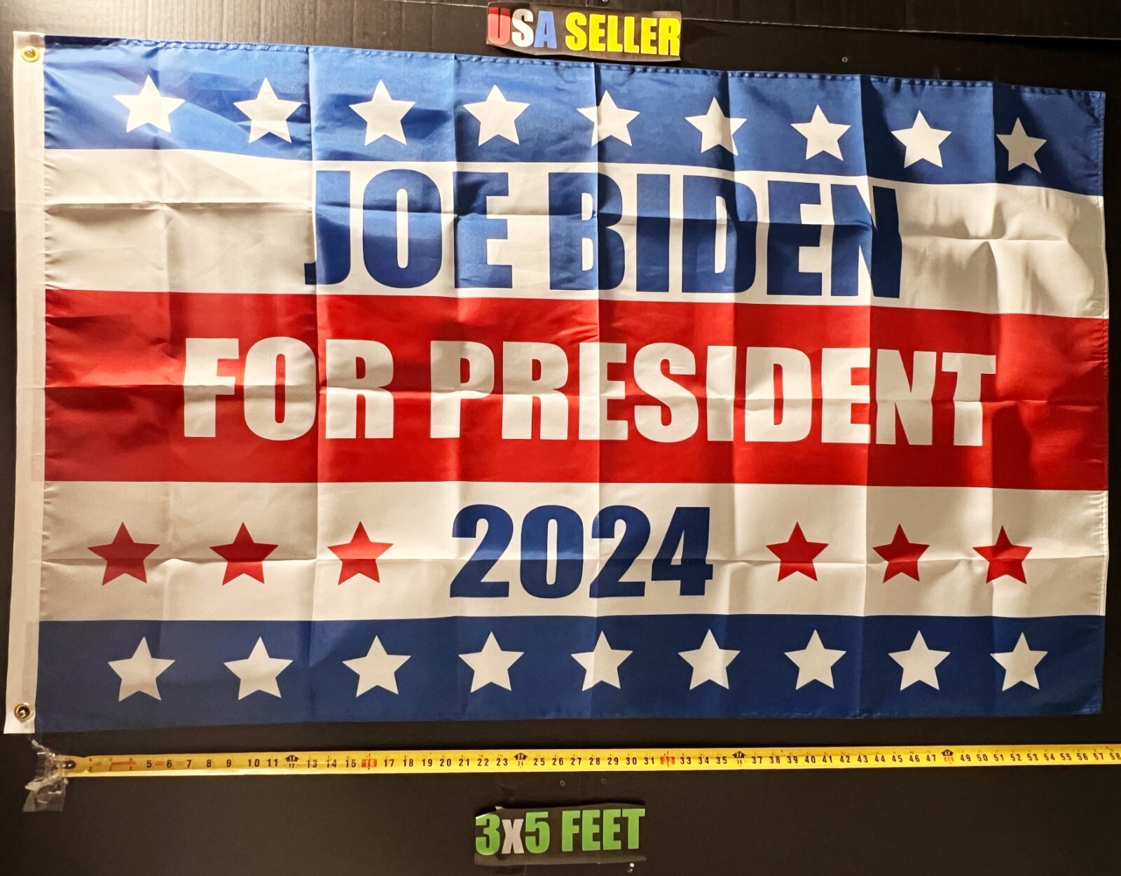 Joe Biden Flag FREE SHIPPING d 2024 Democrat Harris Equality LGBTQ USA ...