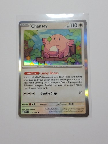 Pokemon TCG 151 Chansey 113/165 Holo Rare | eBay
