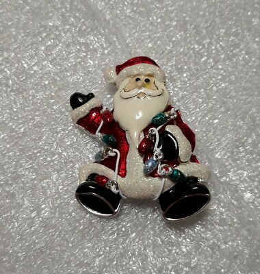 Santa Brooch/Pin | eBay