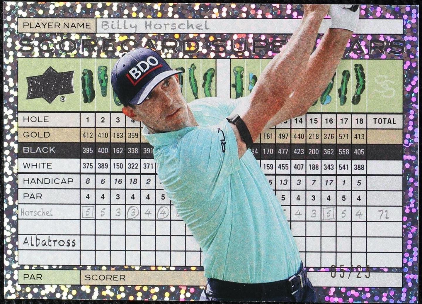2024 Upper Deck - Scorecard Superstars Billy Horschel #SS-6 Albatross ...