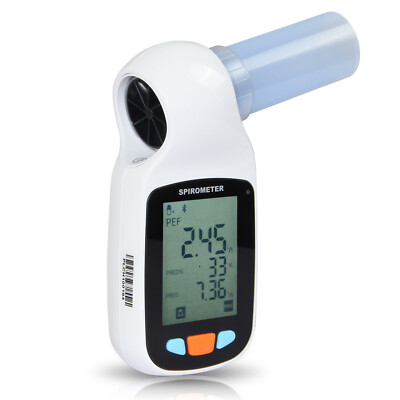 Spirometer SP70B Handheld Digital Peak Flow Meter Lung Volume function ...