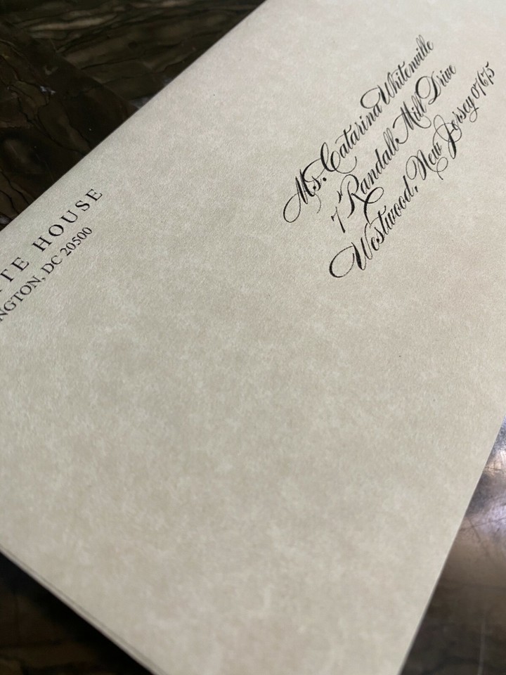 SIGNED Personalized Donald Trump Melania BIRTHDAY Letter | eBay