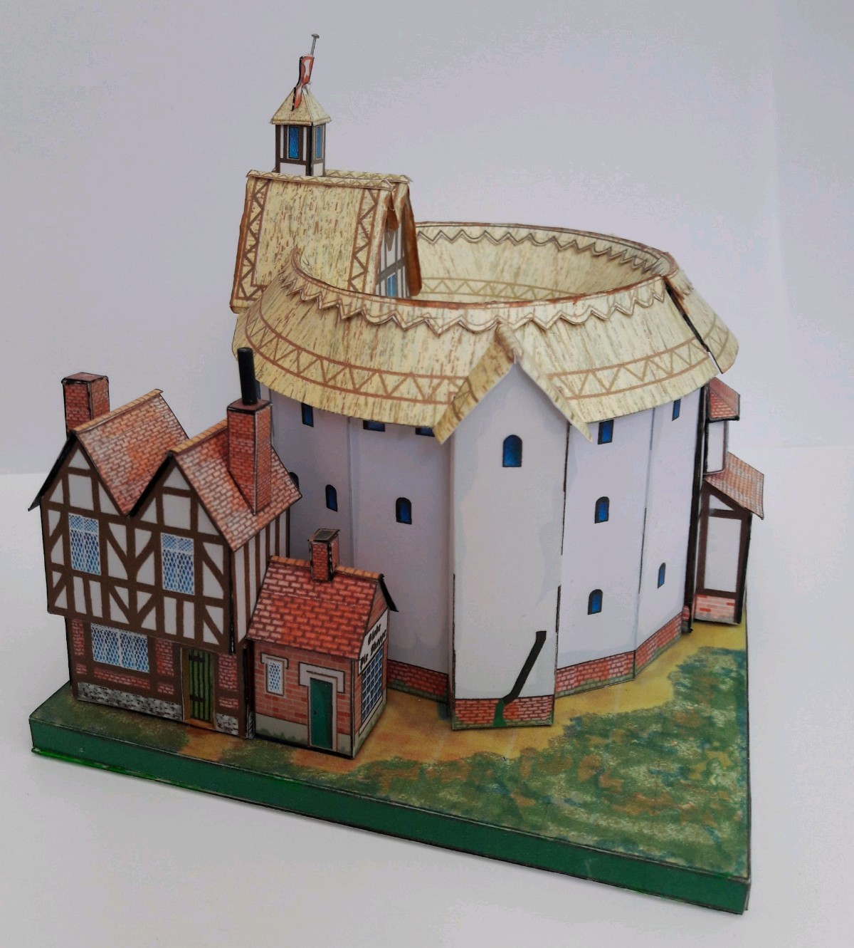 SHAKESPEARES SHAKESPEARE'S GLOBE THEATRE FULL COLOUR A5 CUT OUT CARD ...
