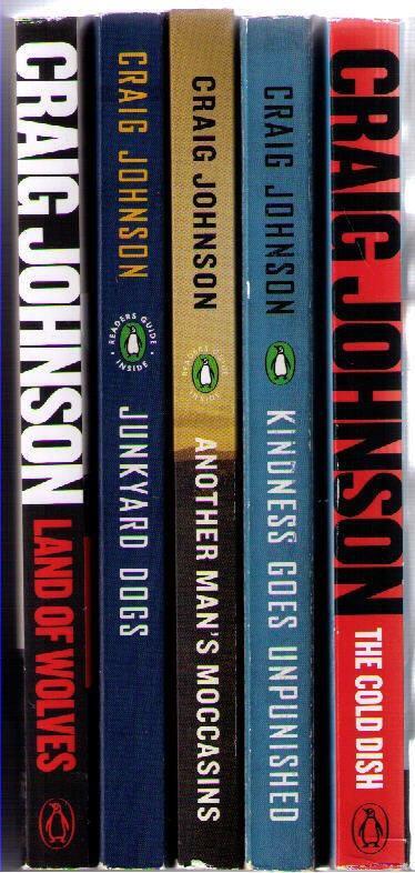 Lot of 5 Longmire Western Mystery by Craig Johnson Cold Dish Moccasins ...