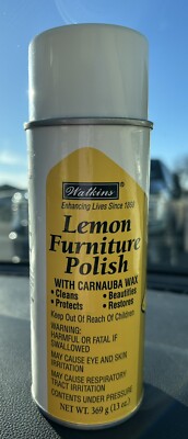 Watkins Lemon Furniture Polish 13 oz Vintage (the original)hard to find ...