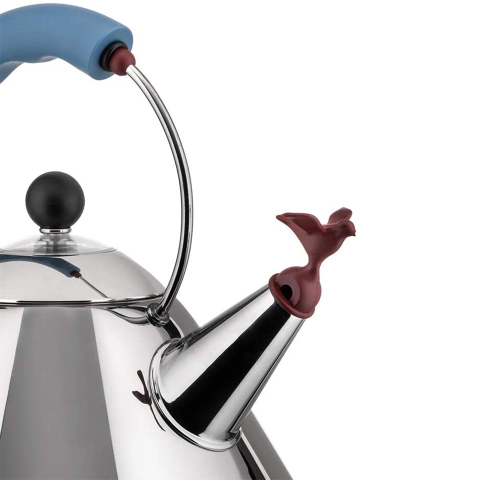 Alessi 9093 Kettle, 9'' H x 8.5'' W x 8.5'' D, Blue - Damaged | eBay
