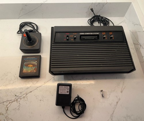 Atari 2600 Console Bundle With Space Invaders, Joystick And Rf Adapter ...