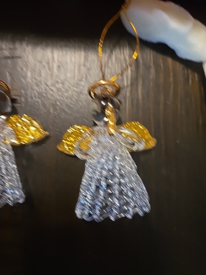 Vintage Avon Spun Glass Angel Ornaments | eBay