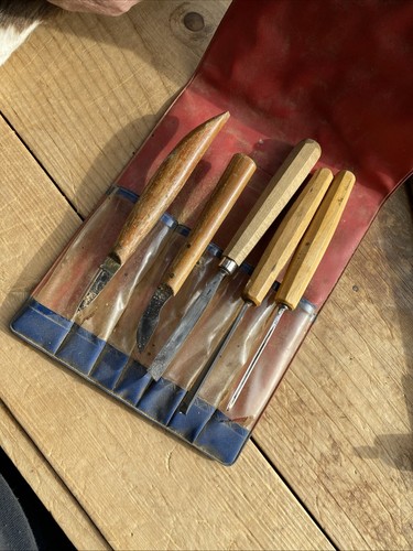 Dastra Lot 5 Woodworking Sculpture Tools Wood Craft carving Knives Made ...