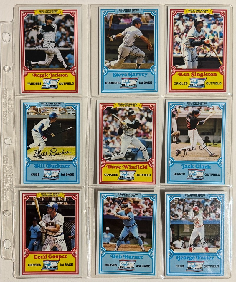 1981 Topps Drake's Big Hitters Collector's Edition Baseball Card ...