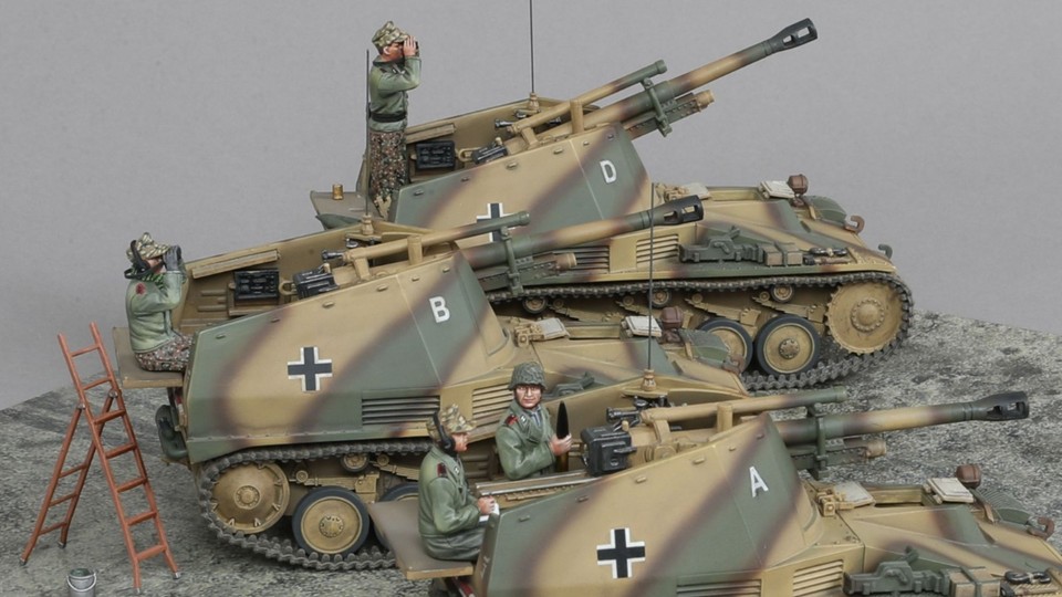 THOMAS GUNN WW2 GERMAN ACCPACK131B GERMAN SD. KFZ. 124 WESPE B ...