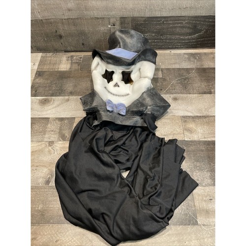 Vintage Easter Unlimited Skull Mask RIP Grim Reaper Skull With Top Hat ...