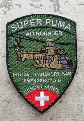 Switzerland - Police Air Support Unit Helicopter SAR Medical Aid HEMS Patch | eBay