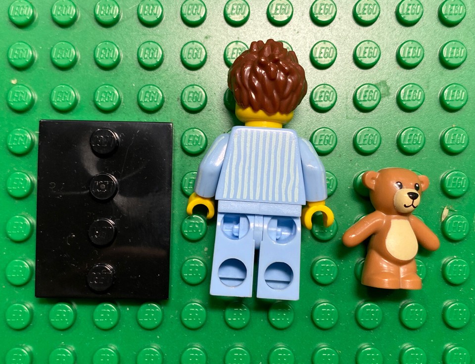 LEGO Minifigure Sleepyhead Series 6 col083 Sleepy Boy Pajama Kid w/ Toy ...