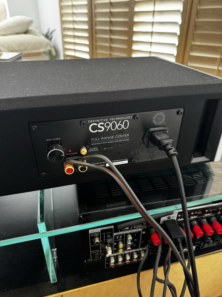 Definitive Technology CS9060 Center Channel Speaker with Powered ...