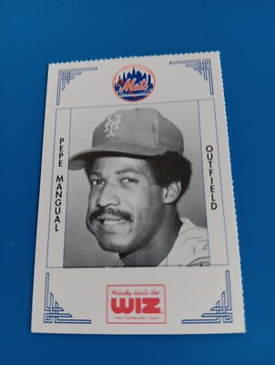 Pepe Mangual 1991 THE WIZ #243 NEW YORK METS Card SGA Rare FREE ...