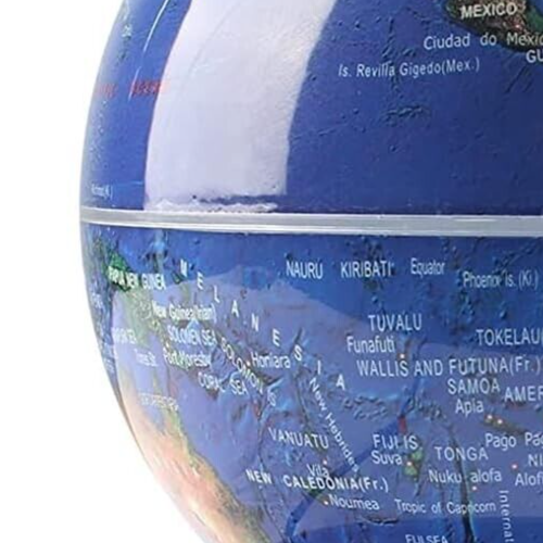 Magnetic Levitation Globe World Map 360 Degree Auto-rotating AC100V ...