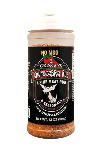 2 Gringos Chupacabra No MSG Original Fine Meat Rub 12 Oz All Seasoning ...