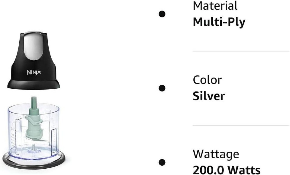 Ninja® Express Chop® Electric Food Chopper NJ100WM- New 622356531559 | eBay