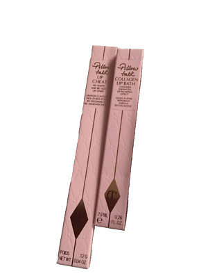 Charlotte Tilbury Pillow Talk Fair Set Lip Cheat Pencil + Collagen Lip ...