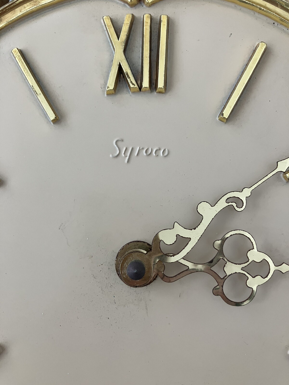 Vintage 1964 SYROCO Mid Century Ornate Hollywood Regency Quartz Wall ...