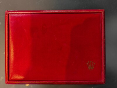 SCATOLA ROLEX ROSSA CODICE 60.80.3 ANNI 80 ORIGINALE PER ROLEX DATEJUST ...