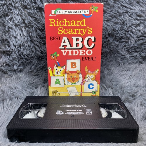 Richard Scarry's Best ABC Video Ever VHS Tape 1989 Fully Animated ...
