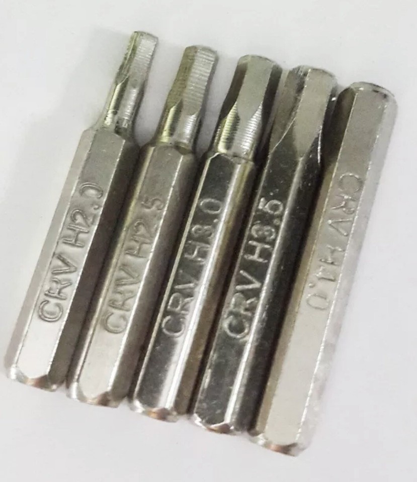 4mm Hex Bit Set H0.7,H0.9,H1.0 H1.3,H1.5,H2.0,H2.5,H3.0,H3.5,H4.0 RC ...