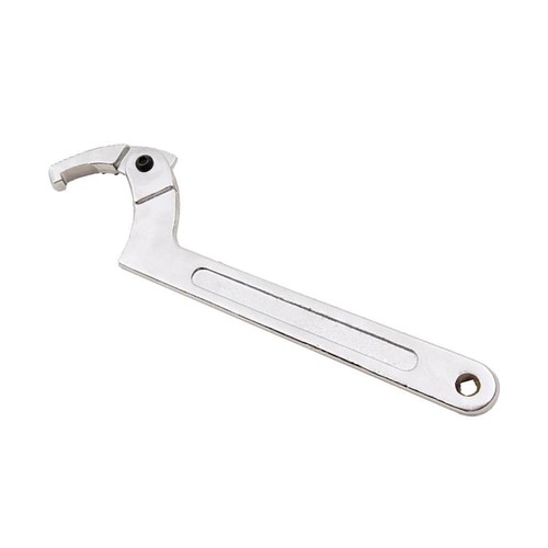 Adjustable Hook Wrench C Spanner Hand Tool for Nut Bolts 19-51mm Square ...