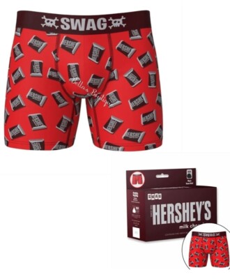 SWAG MEN'S HERSHEY'S MILK CHOCOLATE BOXER BRIEFS IN BOX. MEDIUM | eBay