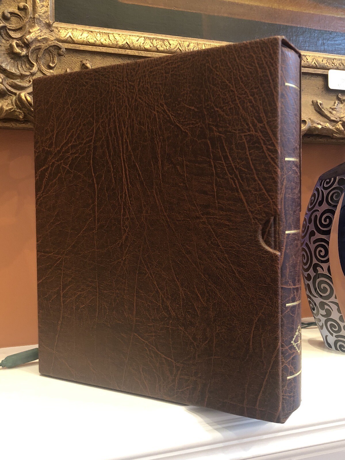 LIGHTHOUSE OPTIMA 4 RINGS BINDER & SLIPCASE. GOOD FOR BANKNOTES FDC ...