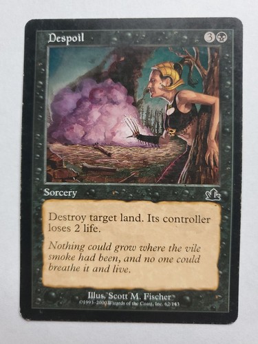MTG Magic The Gathering Card Despoil Sorcery Black Prophecy | eBay