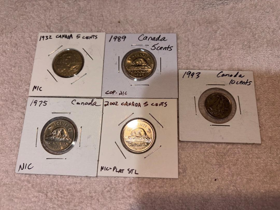 200+ Canadian Coin Lot (pennies, nickels, dimes, quarters) | eBay