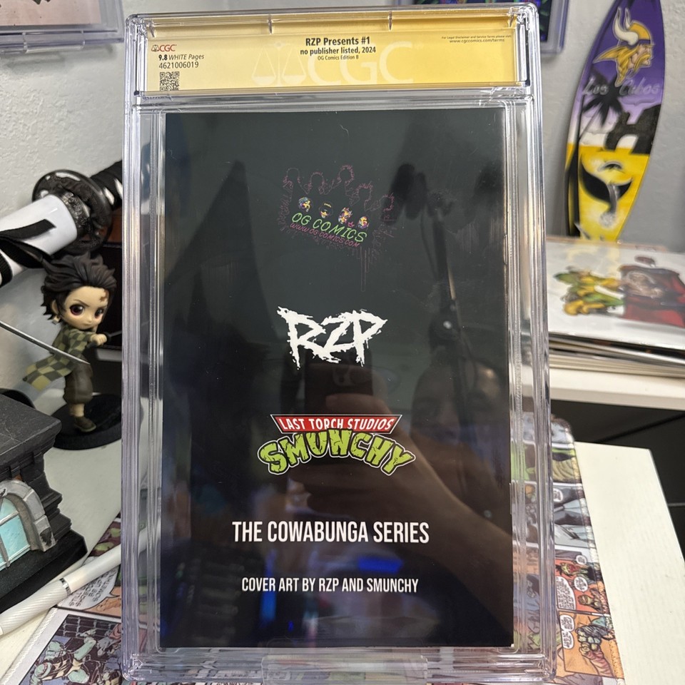 TMNT Last Ronin By Robbie "RZP" Pelletier / Smunchy Signed Remarked RZP ...