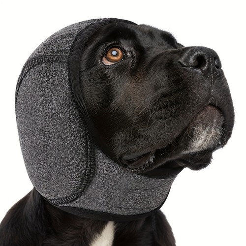 Pet Dog Calming Hoodie No Shake Ear Wraps For Dogs, Dog Ear Head Covers ...