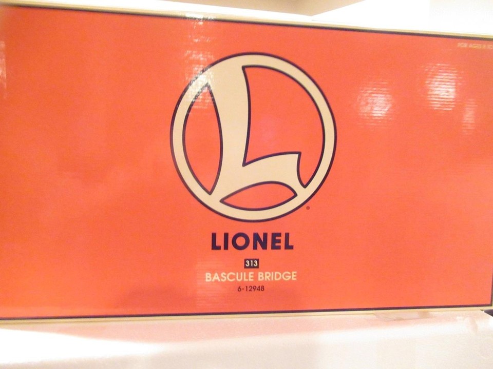 LIONEL 12948 SILVER #313 OPERATING BASCULE BRIDGE- BOXED- NEW -SH | eBay